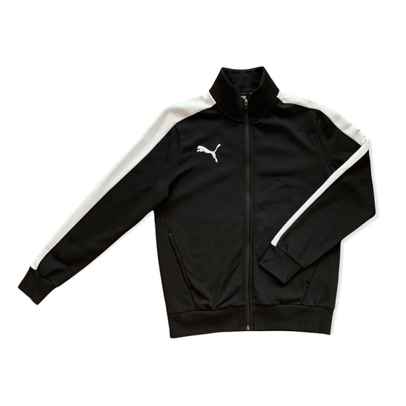 Puma | Jackets & Coats | Nwt Puma Unisex Black Fleece Track Jacket ...